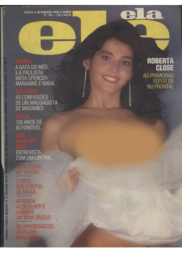 Sebo do Messias Revista - Ele Ela - 1984 - Nº.184 - Roberta Close