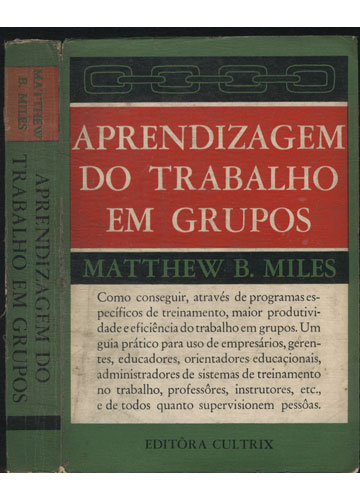 Sebo do Messias Livro - Aprendizagem do Trabalho em Grupos
