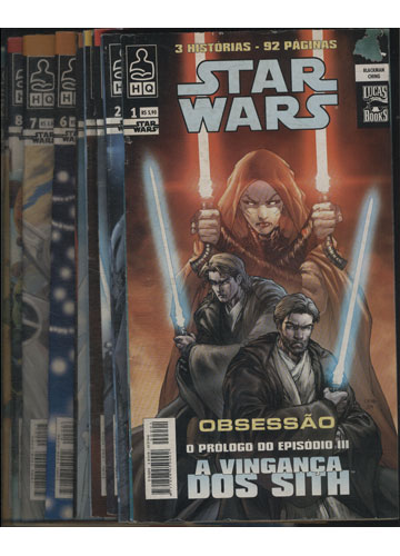 Sebo do Messias Gibi - Star Wars - 12 Volumes - Do N°.1 ao N°.12
