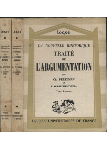 Sebo do Messias Livro - La Nouvelle Rhétorique - Traité de L'Argumentation - 2 Volumes