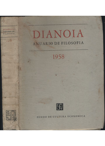 Sebo do Messias Livro - Dianoia - Anuario de Filosofia