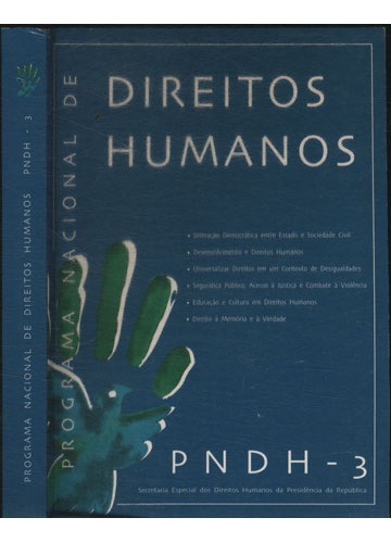 Sebo do Messias Livro - Programa Nacional de Direitos Humanos - PNDH - 3