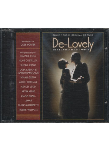 Sebo do Messias CD - De-Lovely - Trilha Sonora Original do Filme Vida e Amores de Cole Porter