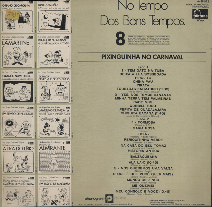 Sebo do Messias LP - No Tempo dos Bons Tempos - 8