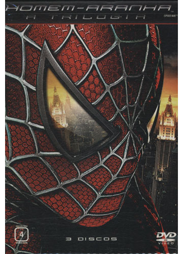 Sebo Do Messias Dvd - Homem-aranha - A Trilogia - 3 Dvds
