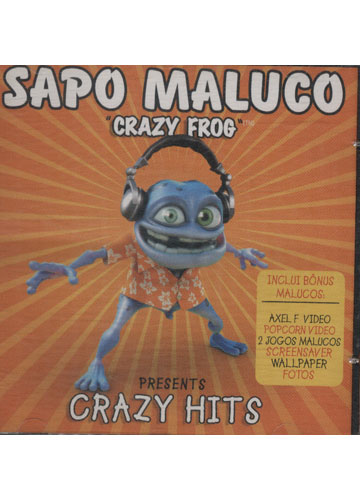 Sebo do Messias CD - Sapo Maluco - Crazy Frog Presents Crazy Hits Sebo do Messias CD - Sapo Maluco - Crazy Frog Presents Crazy Hits