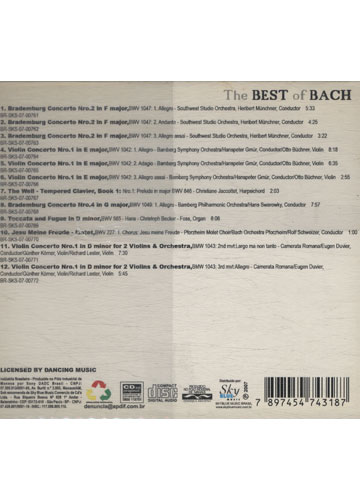 Sebo do Messias CD - The Best Of Bach - Volume II *digipack*
