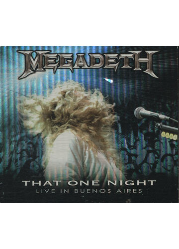 Sebo do Messias CD - Megadeth - That One Night: Live In Buenos Aires ...