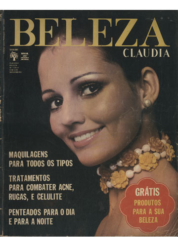 Sebo do Messias Revista - Beleza Claudia - Ano 1972 - N°.134A - Sem Suplemento