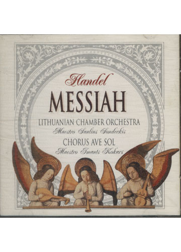 Sebo do Messias CD - Handel - Messiah - Lithuanian Chamber Orchestra ...