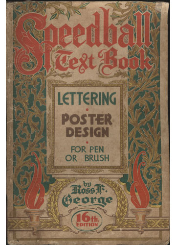 Sebo do Messias Livro - Speedball - Text Book - Lettering - Poster Design