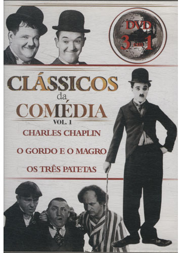 Sebo do Messias DVD - Clássicos da Comédia - Vol 1 - Charles Chaplin ...
