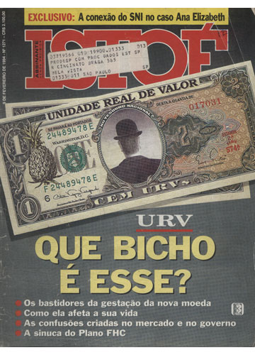 Sebo do Messias Revista - Isto É - 1994 - N°.1271 - URV Que Bicho é Esse?