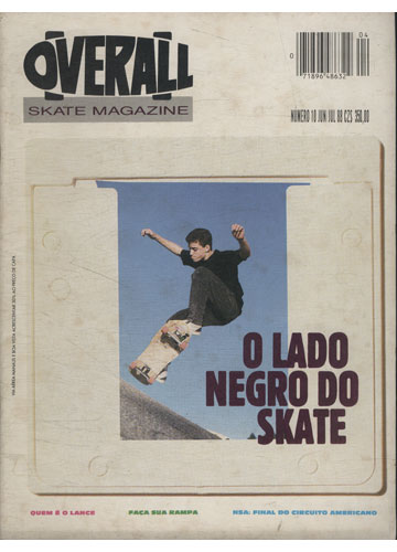 Sebo do Messias Revista - Overall Skate Magazine - 1988 - N°.10 - O ...