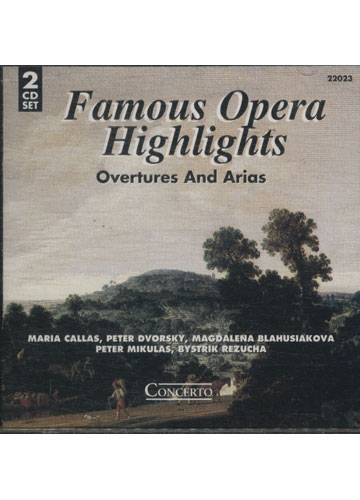 Sebo do Messias CD - Famous Opera Highlights - Overtures and Arias ...