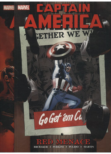 Sebo do Messias Gibi - Captain America - Red Menace - 2 Volumes - N°.01 e 02