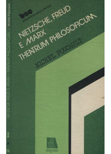 Sebo do Messias Livro - Nietzsche Freud e Marx - Theatrum Philosoficum