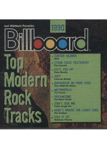 Sebo do Messias CD - Billboard - Top Modern Rock Tracks - 1990
