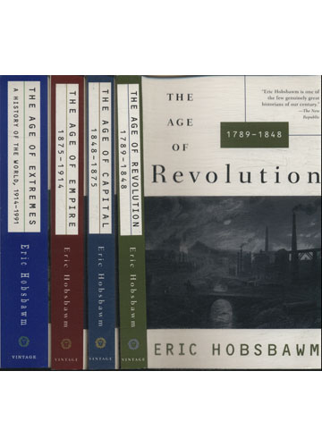 Sebo do Messias Livro - Eric Hobsbawn - The age of - 4 Volumes