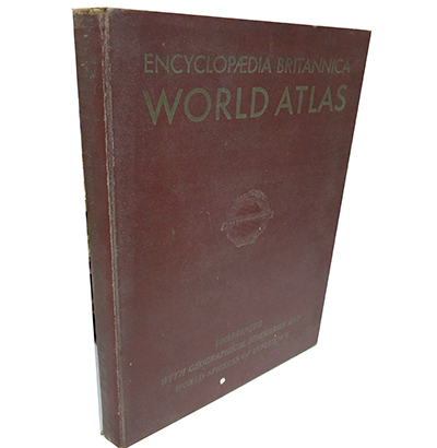 Sebo do Messias Livro - Encyclopaedia Britannica World Atlas