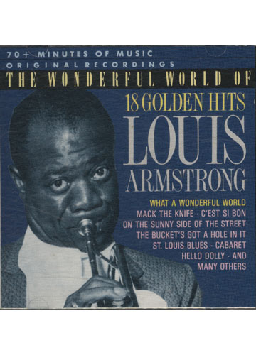 Sebo do Messias CD - The Wonderful World of Louis Armstrong - 18 Golden Hits *Importado*