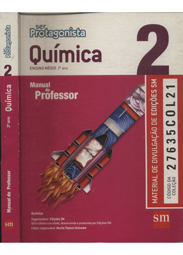 Sebo Do Messias Livro Química 2 Ensino Médio 2º Ano Manual Do
