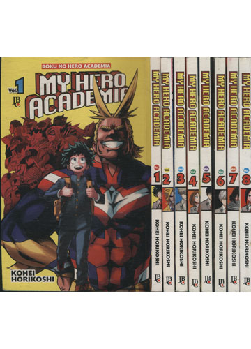 Sebo do Messias Gibi - My Hero Academia - 8 Primeiros Números