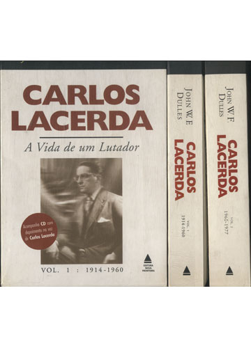 Sebo do Messias Livro - Carlos Lacerda - A Vida de um Lutador - Box Com ...