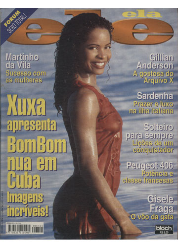 Sebo do Messias Revista - Ele Ela - 1997 - Nº.341 - Adriana Bom Bom - Com Pôster + Fórum