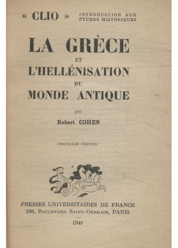Sebo do Messias Livro - La Grece et L'Hellénisation Monde Antique