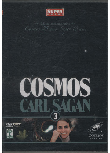 Sebo do Messias DVD - Cosmos - Carl Sagan - Volume 3