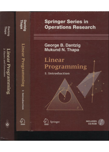 Sebo do Messias Livro - Linear Programming - 2 Volumes - Introduction / Theory and Extensions ...