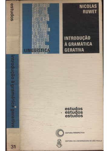 Sebo do Messias Livro - Introdução à Gramática Gerativa