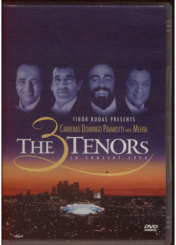Sebo do Messias DVD - The 3 Tenors In Concert 1994 *Incluído Encarte*