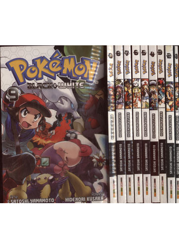 Sebo do Messias Gibi - Pokémon - Black & White - 9 Volumes - Coleção ...