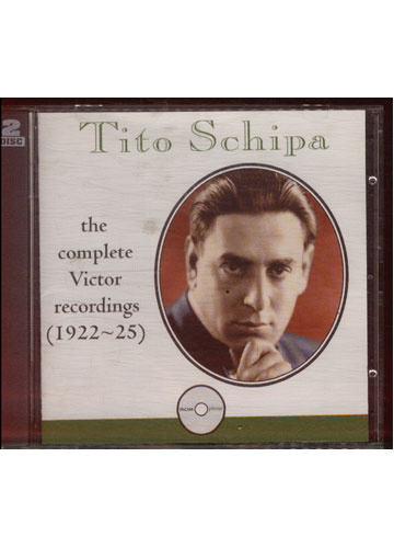 Sebo do Messias CD - Tito Schipa - The Complete Victor Recordings ...