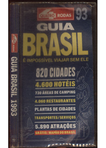 Sebo do Messias Livro - Guia Brasil 1993 - Com Mapa