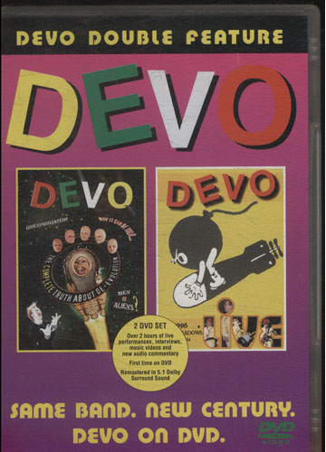 Sebo do Messias DVD - Devo - The Complete Truth About De-Evolution ...