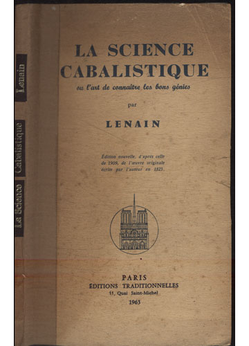 Sebo do Messias Livro - La Science Cabalistique