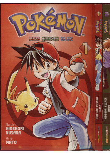 Sebo do Messias Gibi - Pokémon Red Green Blue - 2 Primeiros Números
