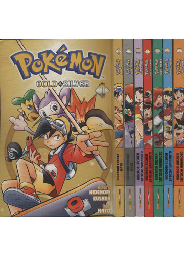Sebo do Messias Gibi - Pokémon Gold & Silver - 7 Volumes - Coleção Completa