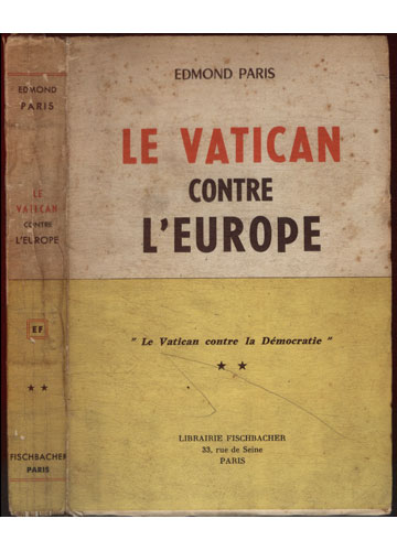 Sebo do Messias Livro - Le Vatican contre L'Europe - Com Ex-Libris de ...