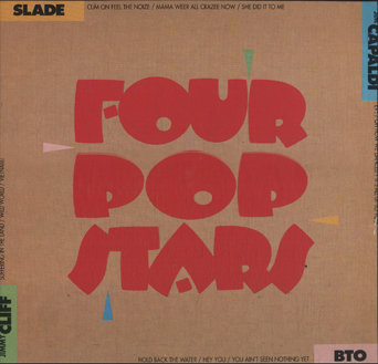 Sebo do Messias LP - Four Pop Stars - Bto / Jim Capaldi / Slade / Jimmy Cliff
