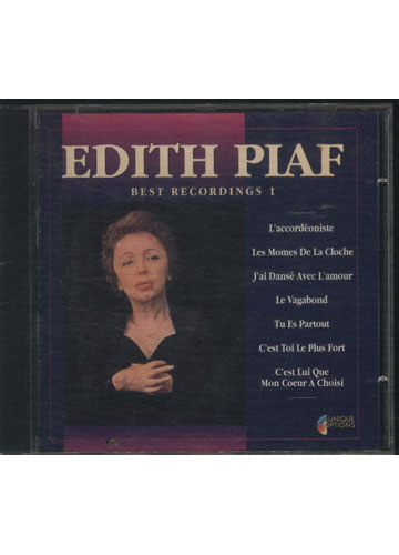 Sebo do Messias CD - Edith Piaf - Best Recordings 1 *Importado*
