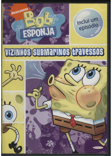 Sebo do Messias DVD - Bob Esponja - Vizinhos Submarinos Travessos