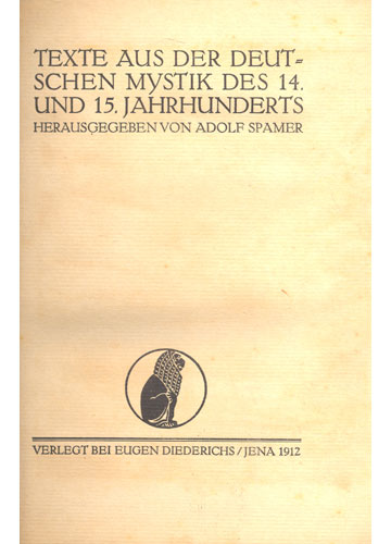 Sebo do Messias Livro - Texte Aus Der Deutschen Mystik