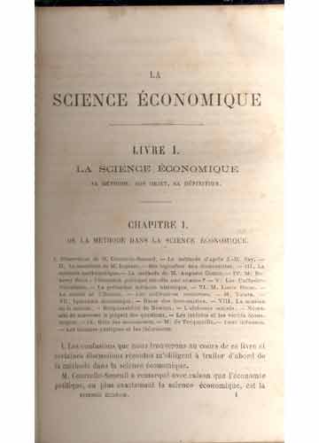 Sebo do Messias Livro - La Science Économique
