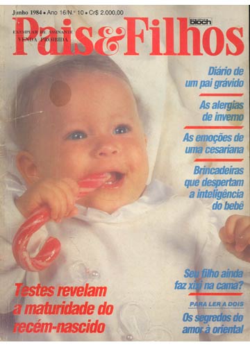 Sebo do Messias Revista - Pais & Filhos - Nº.10 - 1984