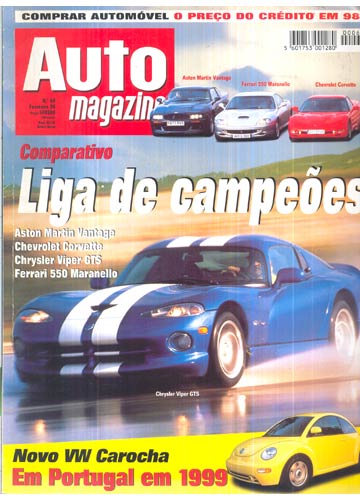 Sebo do Messias Revista - Auto Magazine - Nº.69 - 1998