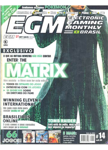 Sebo do Messias Revista - EGM Brasil - Nº.14 - Enter the Matrix